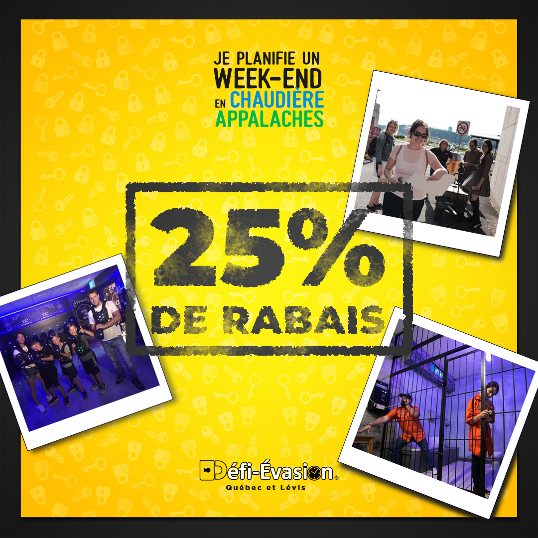 Partenaires Rabais - Défi-Évasion